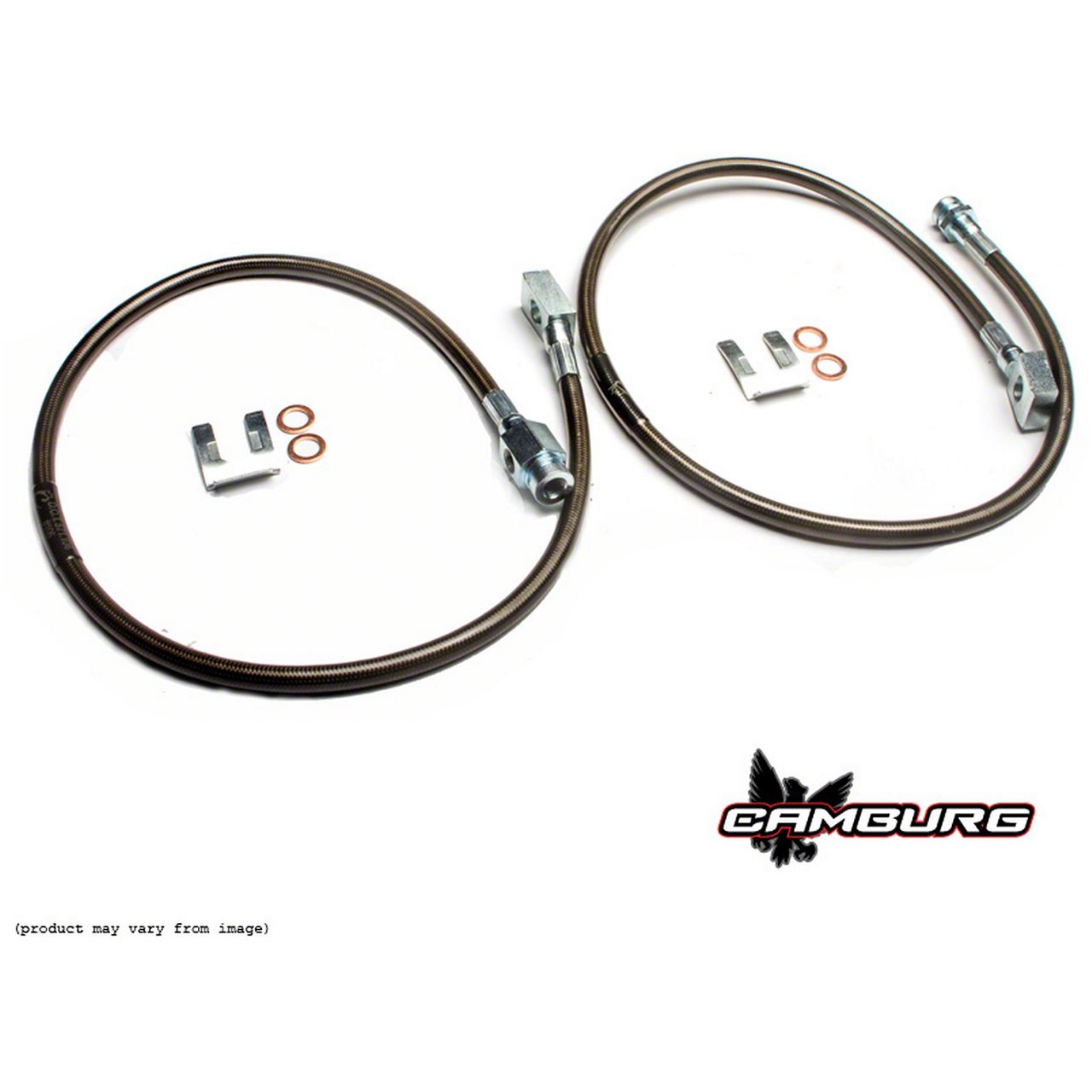 Camburg Silverado 1500 Braided Stainless Steel Front Brake Line Kit; 33 ...