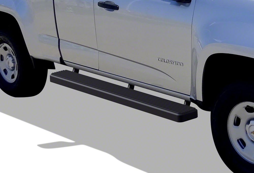 Canyon 6-Inch iStep Running Boards; Black (15-22 Canyon Extended Cab ...