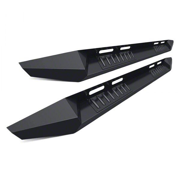 Canyon Armour Heavy Duty Steel Running Boards; Black (15-22 Canyon Crew ...