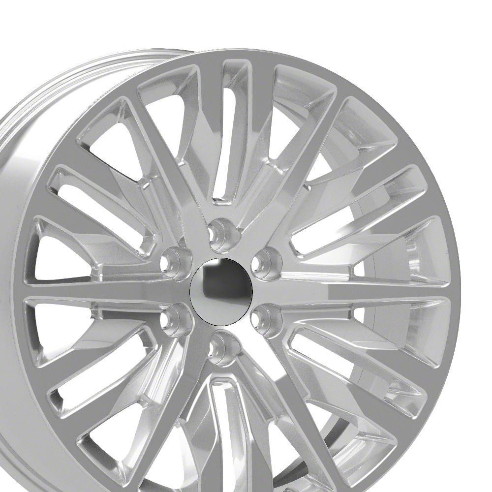 Canyon CV33 Polished 6-Lug Wheel; 22x9; 28mm Offset (23-24 Canyon ...