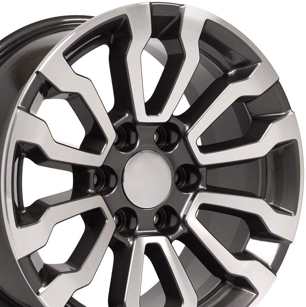 Canyon CV35 Gunmetal Machined 6-Lug Wheel; 18x8.5; 24mm Offset (23-25 ...