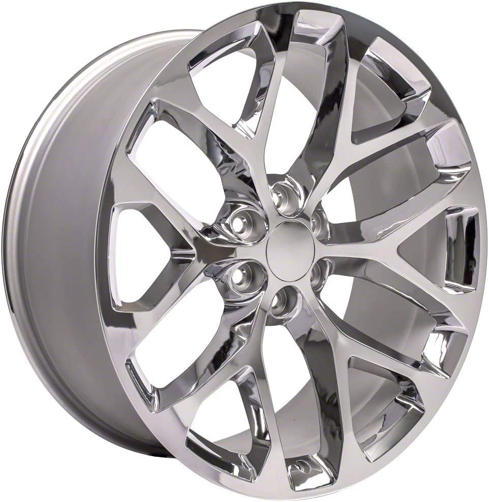 Canyon CV98 Chrome 6-Lug Wheel; 24x10; 24mm Offset (23-24 Canyon ...