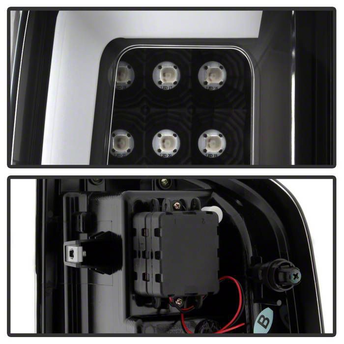 Canyon LED Tail Lights; Black Housing; Clear Lens (15-22 Canyon) - Free ...