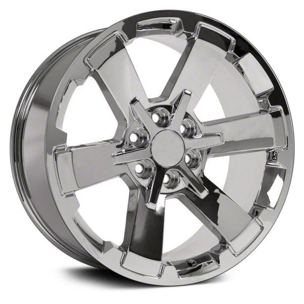 Canyon Rally Style Chrome 6-Lug Wheel; 22x9; 24mm Offset (23-26 Canyon ...
