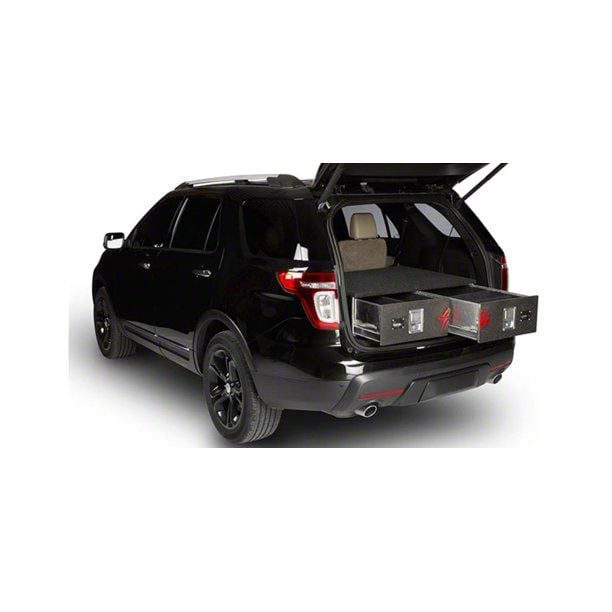 CargoEase RAM 1500 2-Drawer Mighty Locker; 12-Inch MCL7348-D12-2 (02-18 ...