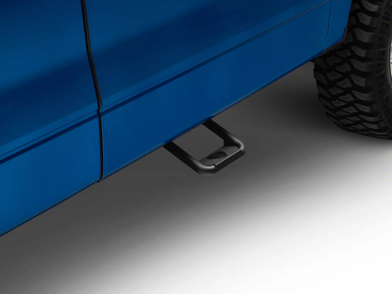 F-150 Hoop II Side Steps; Black; Pair (97-14 F-150) - Free Shipping