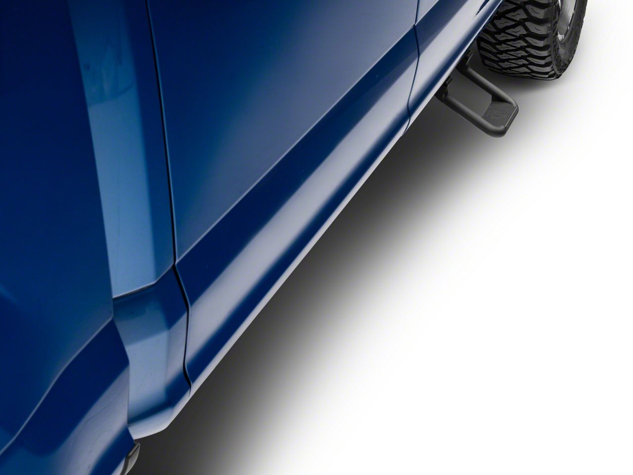 F-150 Hoop II Side Step; Black (15-25 F-150) - Free Shipping