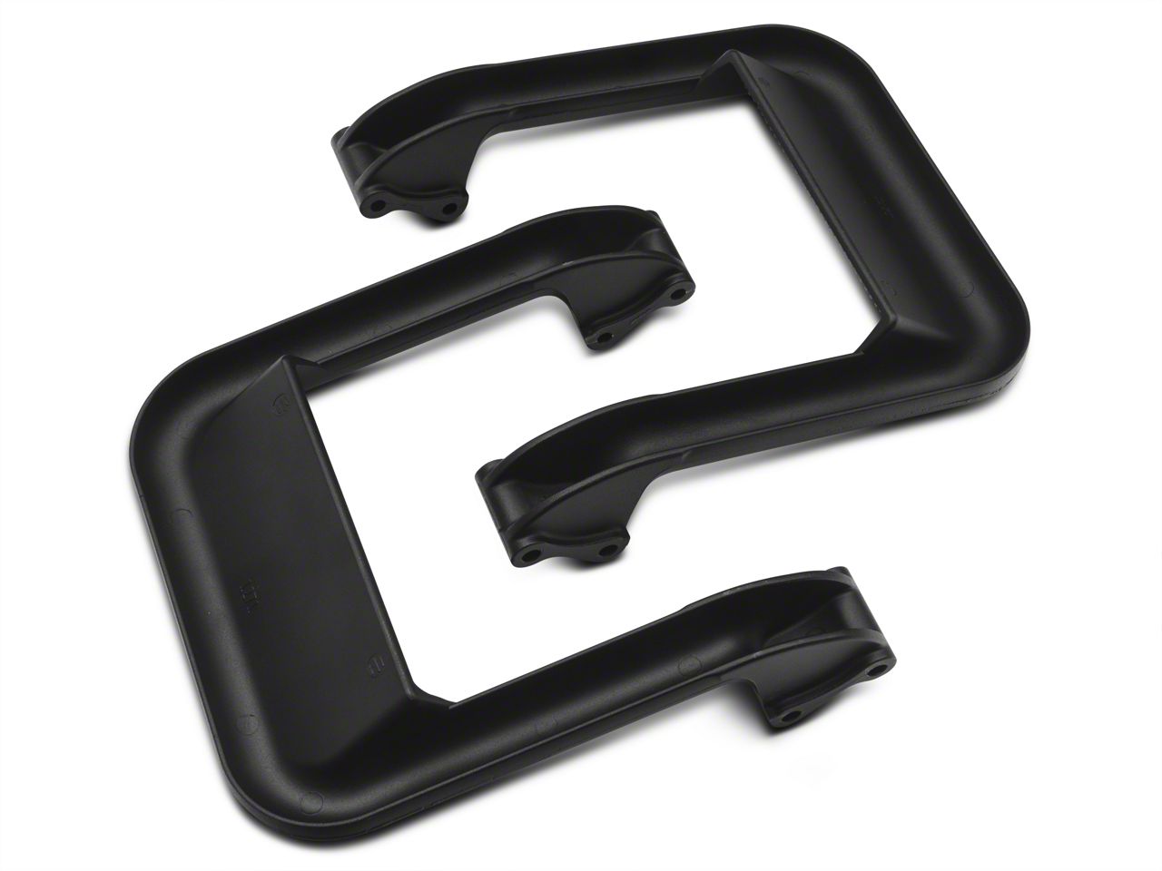 Carr Silverado 1500 Hoop II Side Steps; Black; Pair 103991 (99-18 ...