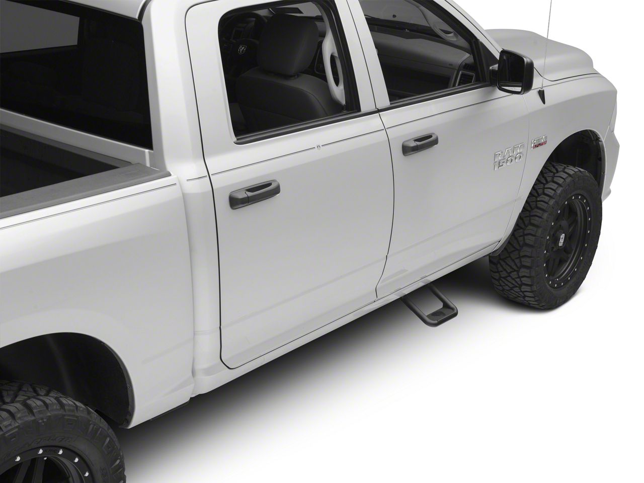 Carr RAM 1500 Hoop II Side Steps; Black; Pair 109771 (09-18 RAM 1500) - Free Shipping