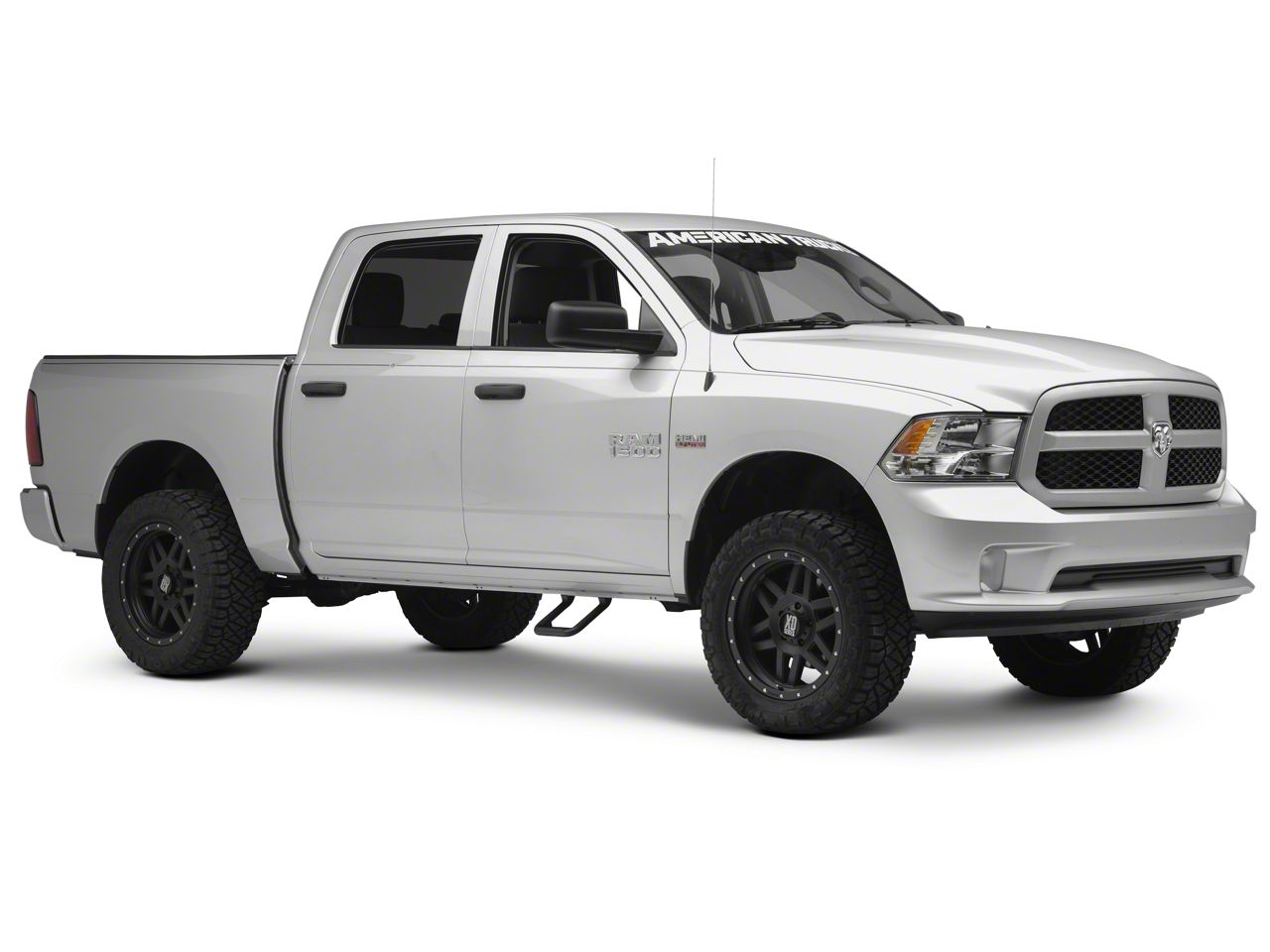 Carr RAM 1500 Hoop II Side Steps; Black; Pair 109771 (09-18 RAM 1500) - Free Shipping