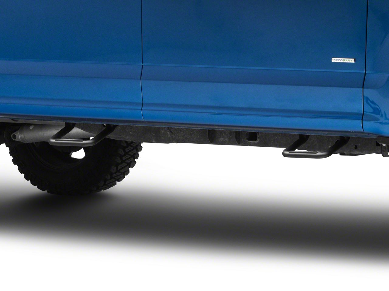 Carr F-150 Hoop II Side Steps; Black; Pair 108221 (15-25 F-150) - Free ...