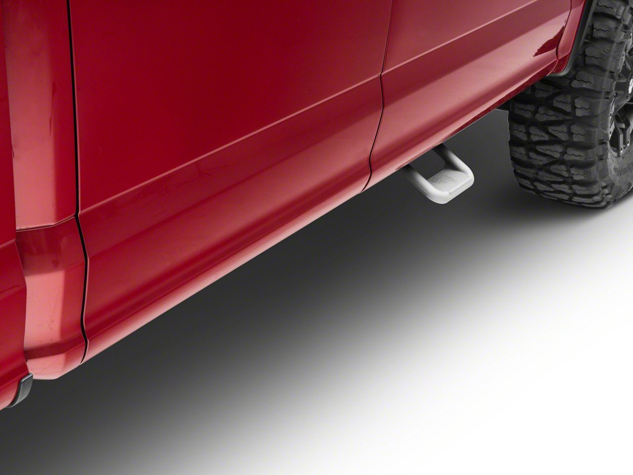 Carr F-150 Hoop II Side Steps; Titanium Silver; Pair 108224 (15-22 F ...