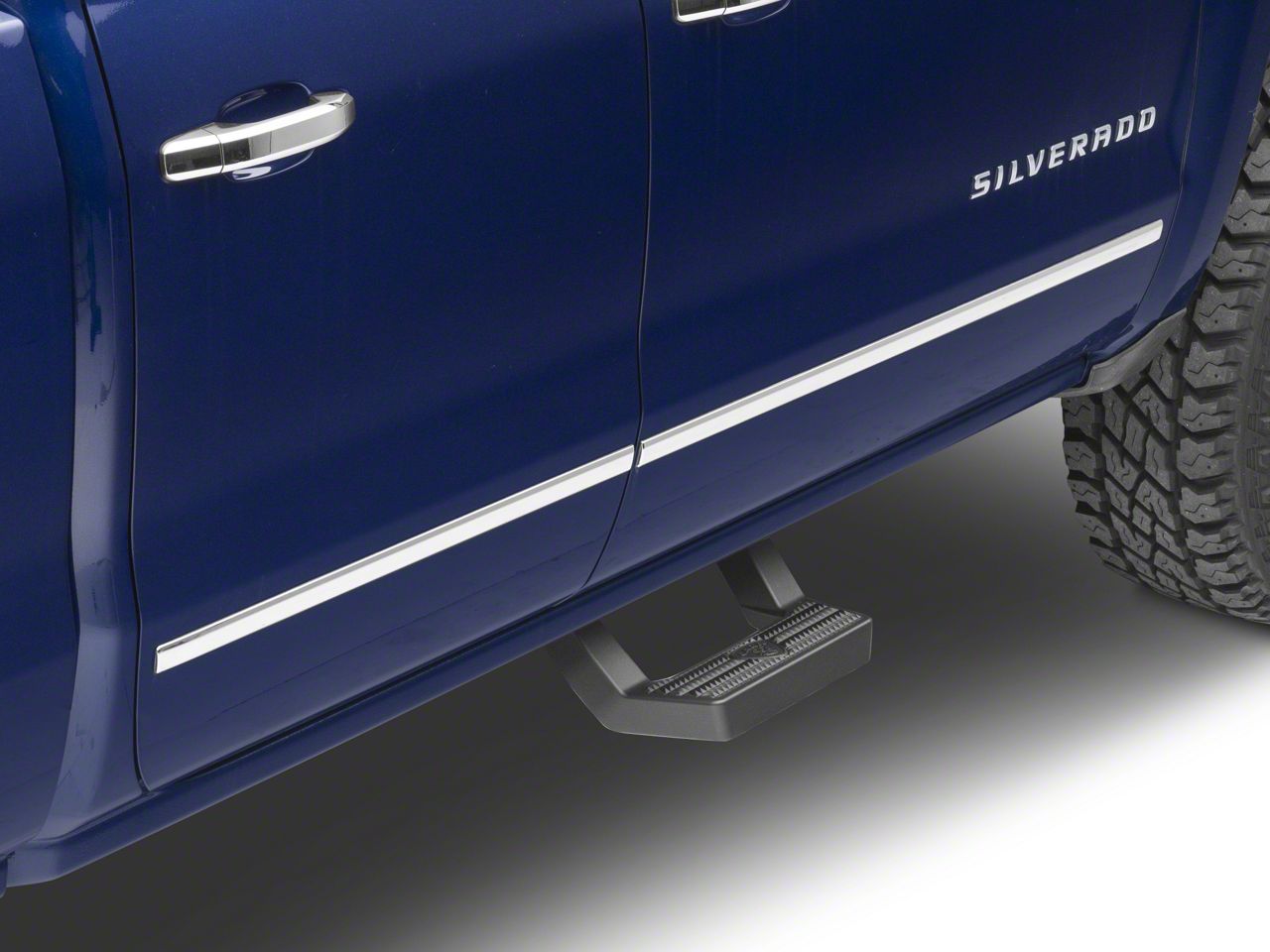 Silverado 1500 LD Side Steps; Black; Pair (99-18 Silverado 1500) - Free ...