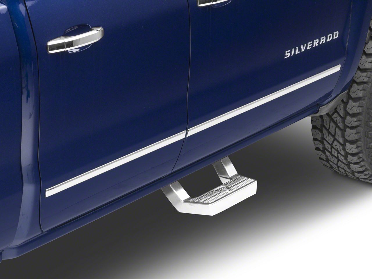 Carr Silverado 1500 LD Side Steps; Polished; Pair 114032 (99-18 ...