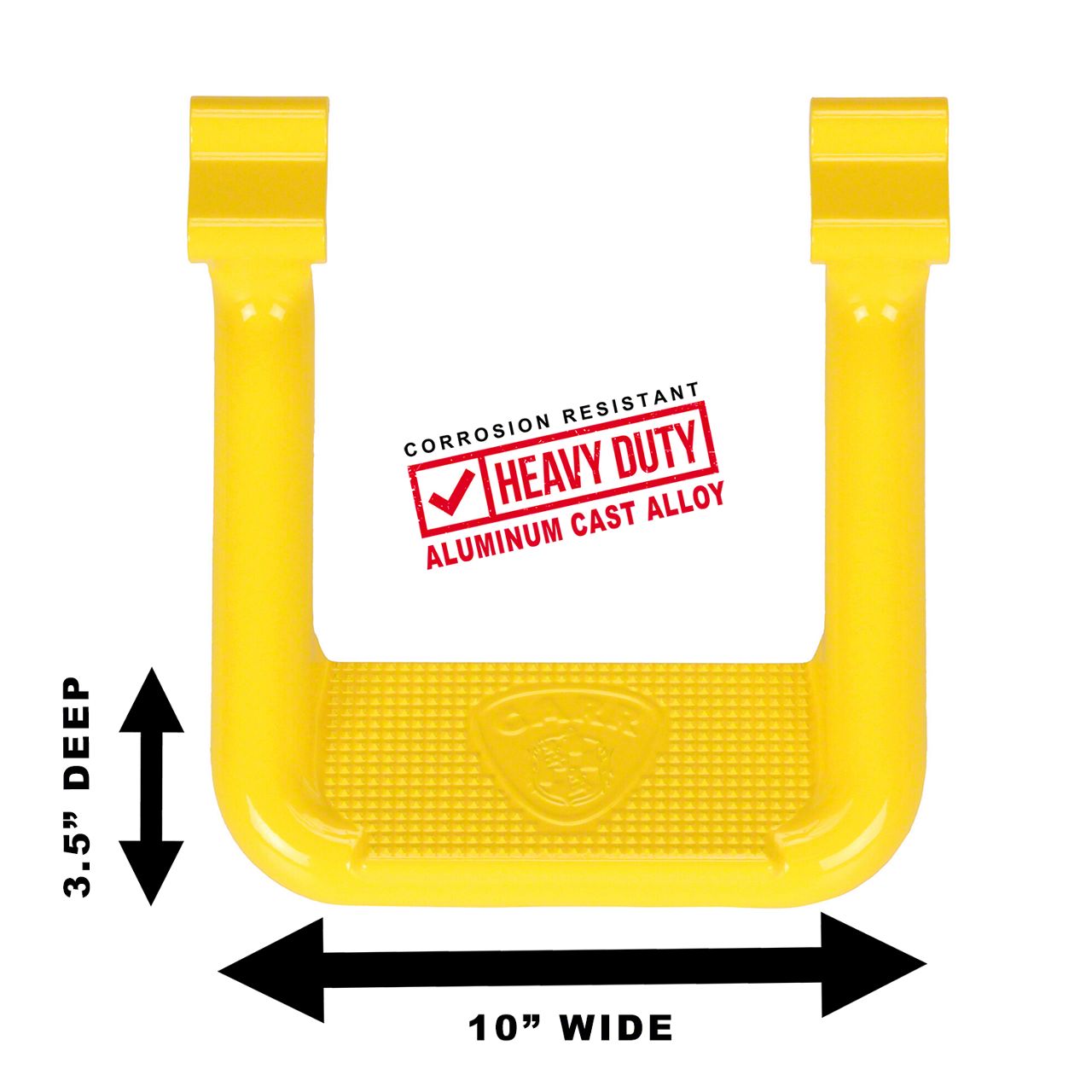 RAM 2500 Hoop II Side Steps; Safety Yellow; Pair (09-25 RAM 2500 ...
