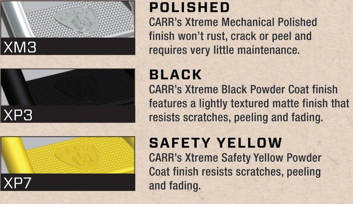 Carr RAM 2500 Hoop II Side Step; Polished 109772-1 (10-24 RAM 2500 ...