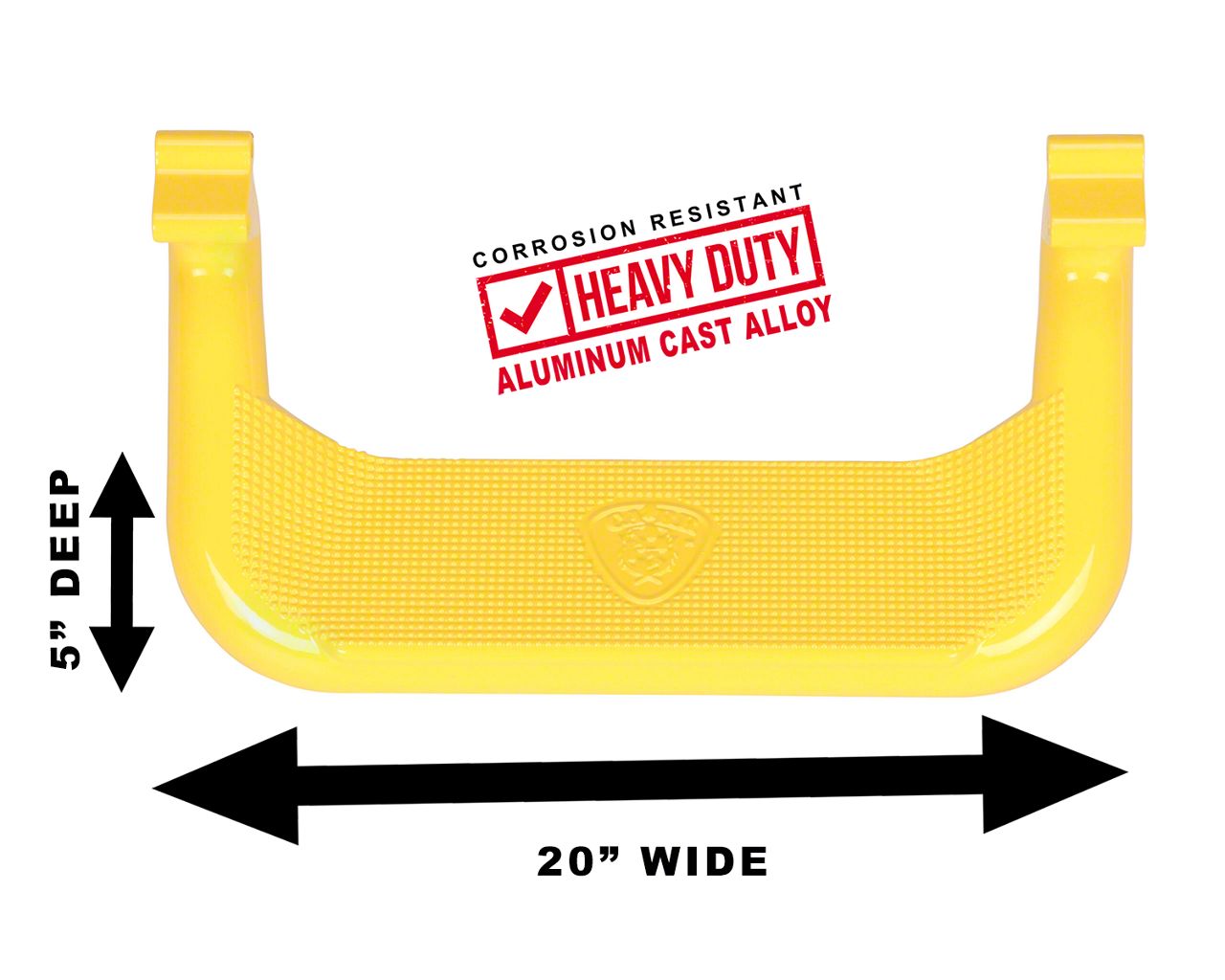 RAM 2500 Super Hoop Side Steps; Safety Yellow; Pair (09-26 RAM 2500 ...
