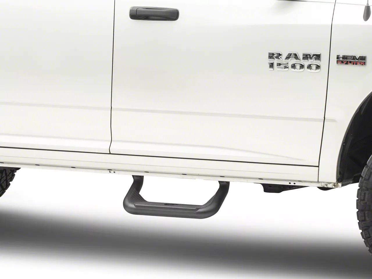 Carr RAM 1500 Super Hoop Side Steps; Black; Pair 129771 (09-18 RAM 1500) - Free Shipping