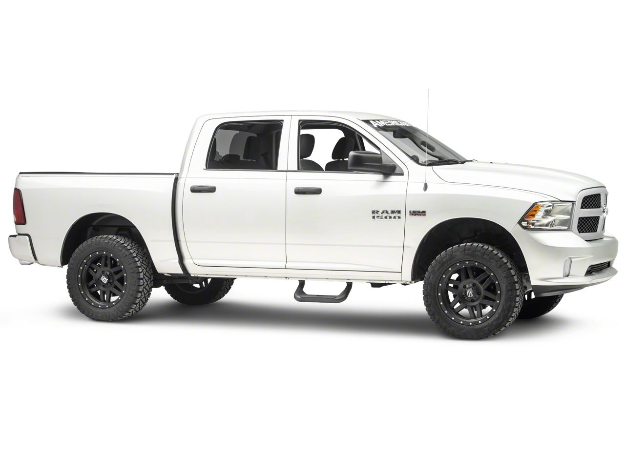 Carr RAM 1500 Super Hoop Side Steps; Black; Pair 129771 (09-18 RAM 1500 ...