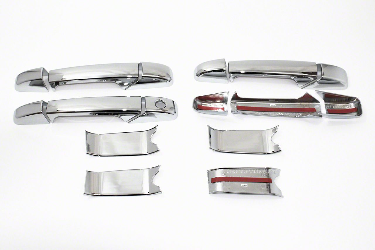 Sierra 2500 Door Handle Covers; Chrome (07-13 Sierra 2500 HD Crew Cab ...