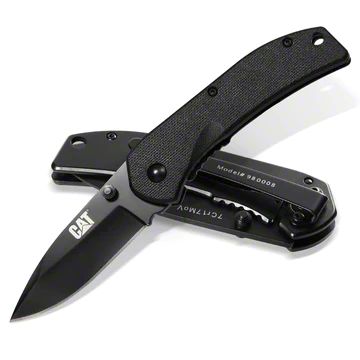 CAT RAM 2500 6-Inch Drop Point Folding Knife 980008 (Universal; Some ...
