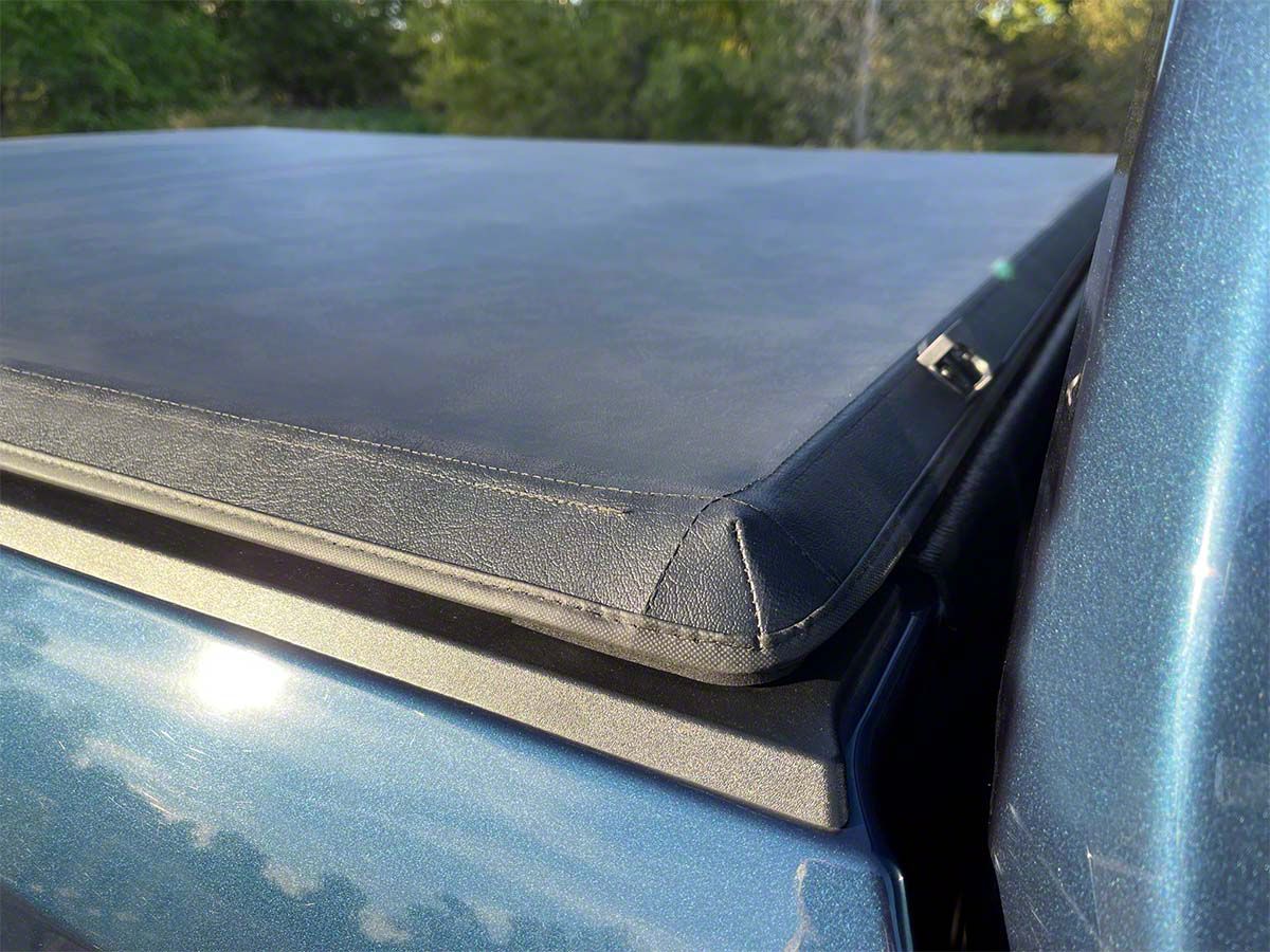 CAT Silverado 2500 Soft Vinyl Tri-Fold Tonneau Cover with Rigid Hex ...