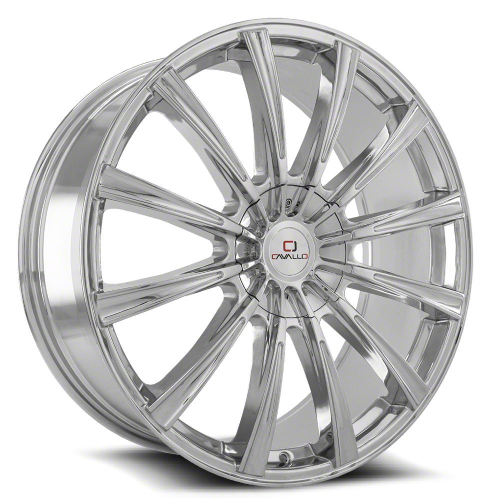 Cavallo F-150 CLV-23 Chrome 6-Lug Wheel; 24x9; 25mm Offset CLV ...