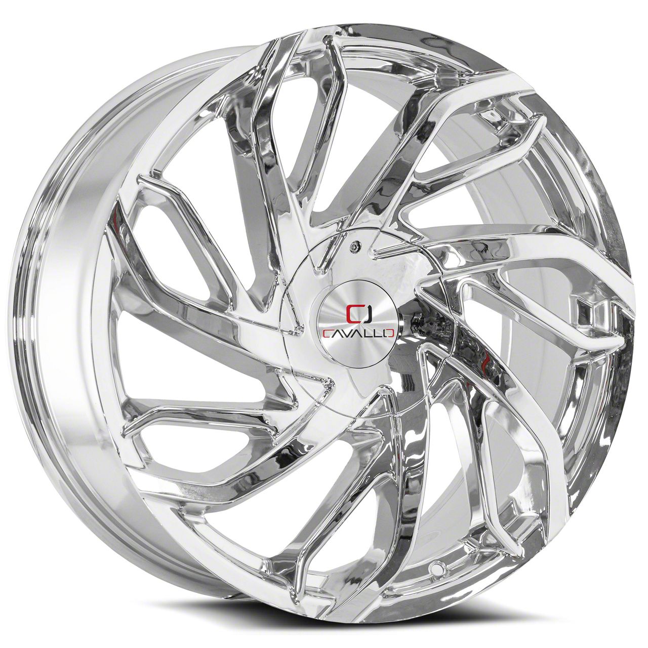 Cavallo F-150 CLV-29 Chrome 6-Lug Wheel; 24x9; 25mm Offset CLV ...