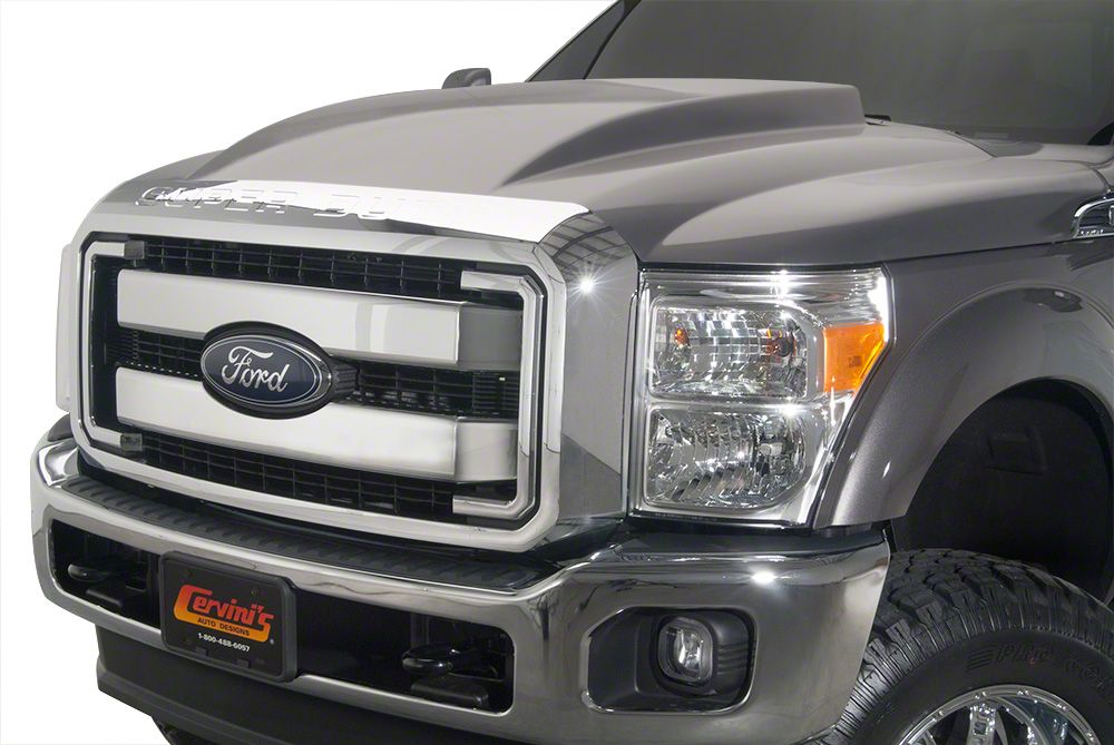 Cervini s F 350 Super Duty 3 Inch Cowl Hood Unpainted 1224 11 16 F 350 Super Duty Free Shipping