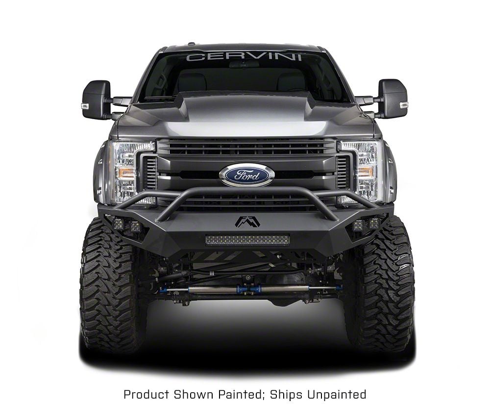 Cervini's F-350 Super Duty 4-Inch Cowl Hood; Unpainted 1241 (17-22 F ...