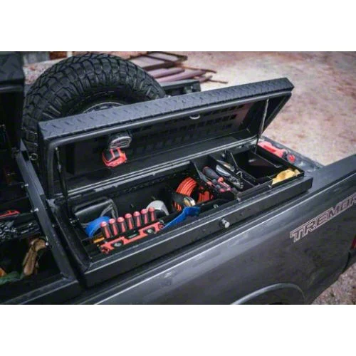 Chandler Truck Accessories APEX Side Mount Trunk Tool Box Black Universal Some Adaptation May Be Required