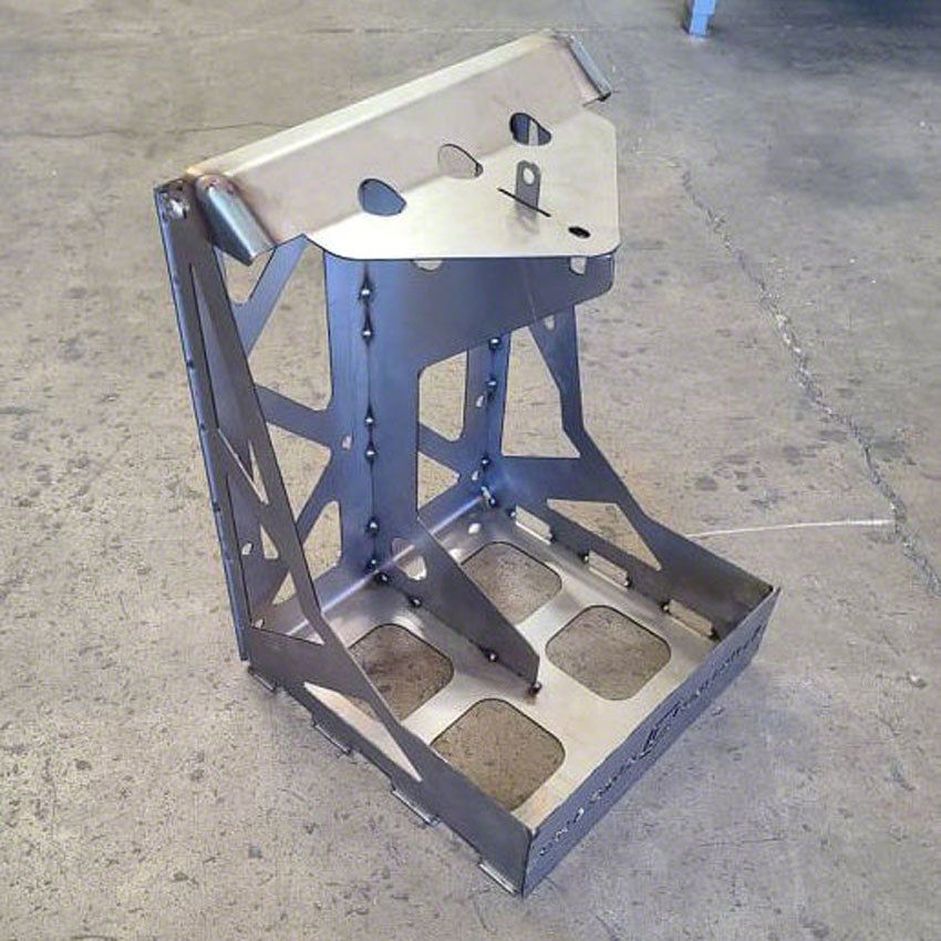 Chassis Unlimited F-150 Dual Fuel/Water Can Mount for Swing Out Bumpers ...