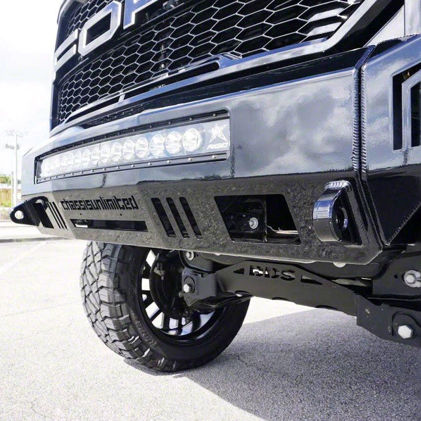 Chassis Unlimited F-150 Octane Series Front Bumper; Black Textured ...