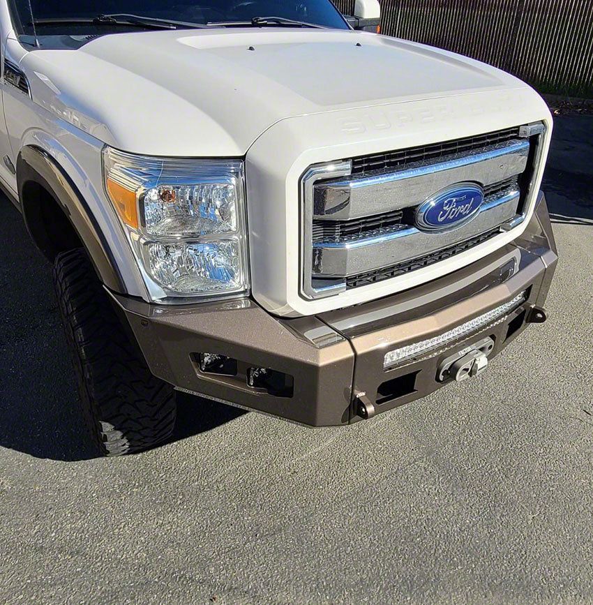 Chassis Unlimited F-250 Super Duty Attiude Series Winch Front Bumper ...