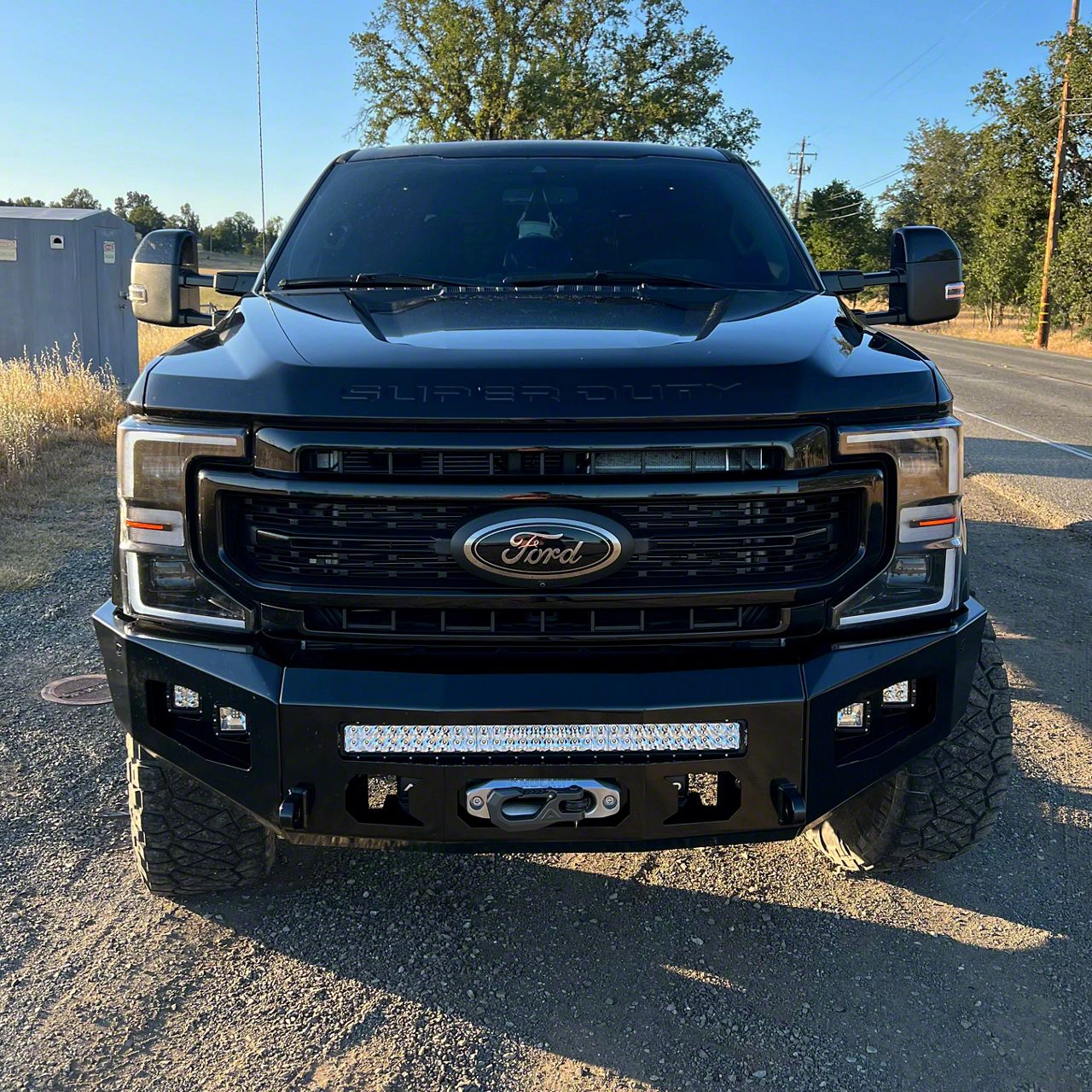 Chassis Unlimited F-250 Super Duty Attiude Series Winch Front Bumper ...