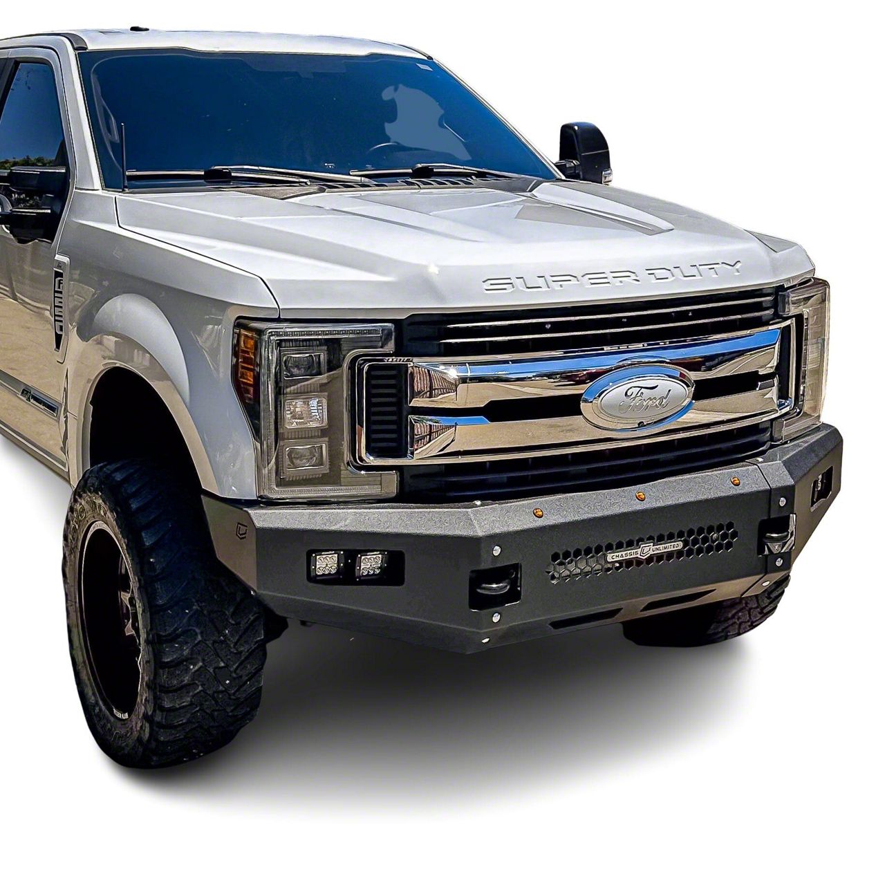 F-250 Super Duty Fuel Series Front Bumper; Textured Black (17-22 F-250 ...