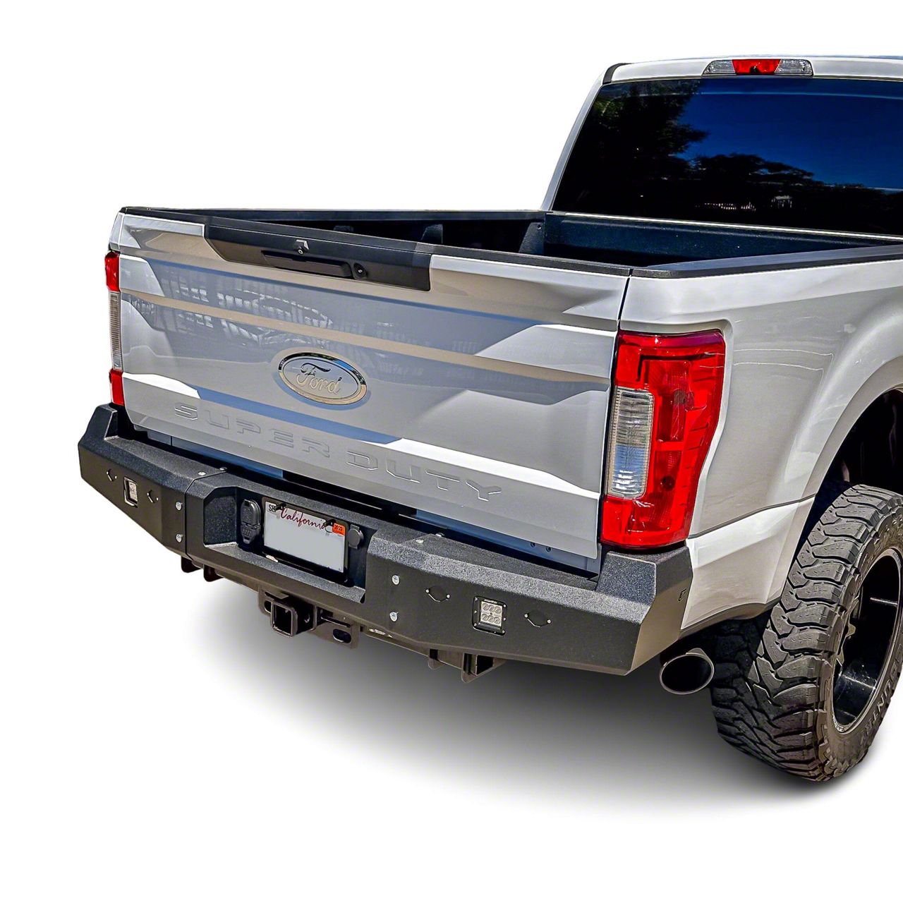 F-250 Super Duty Fuel Series Rear Bumper; Textured Black (17-22 F-250 ...