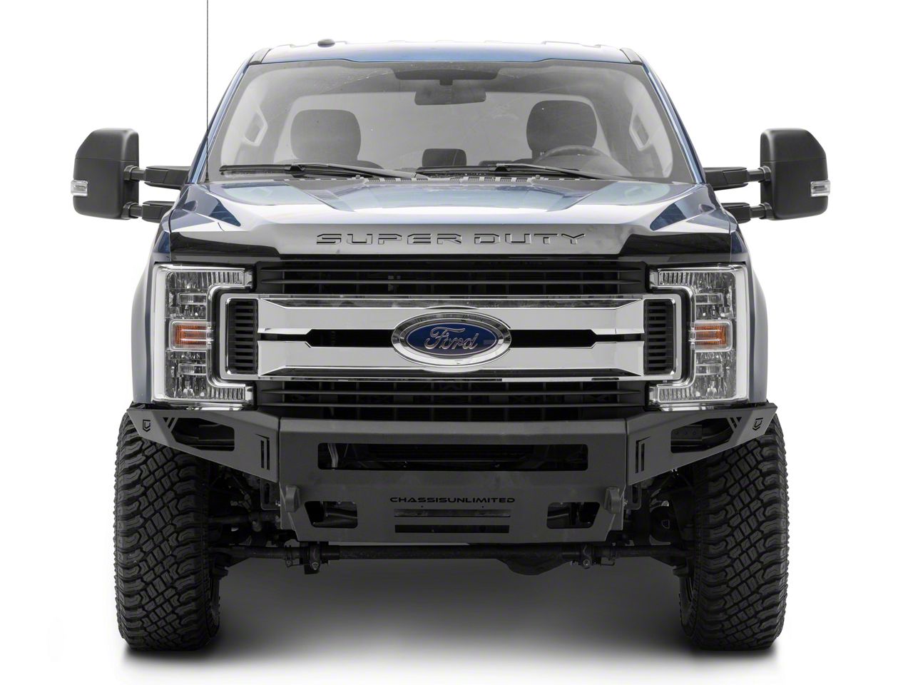 Chassis Unlimited F-250 Super Duty Octane Series Front Bumper; Black ...