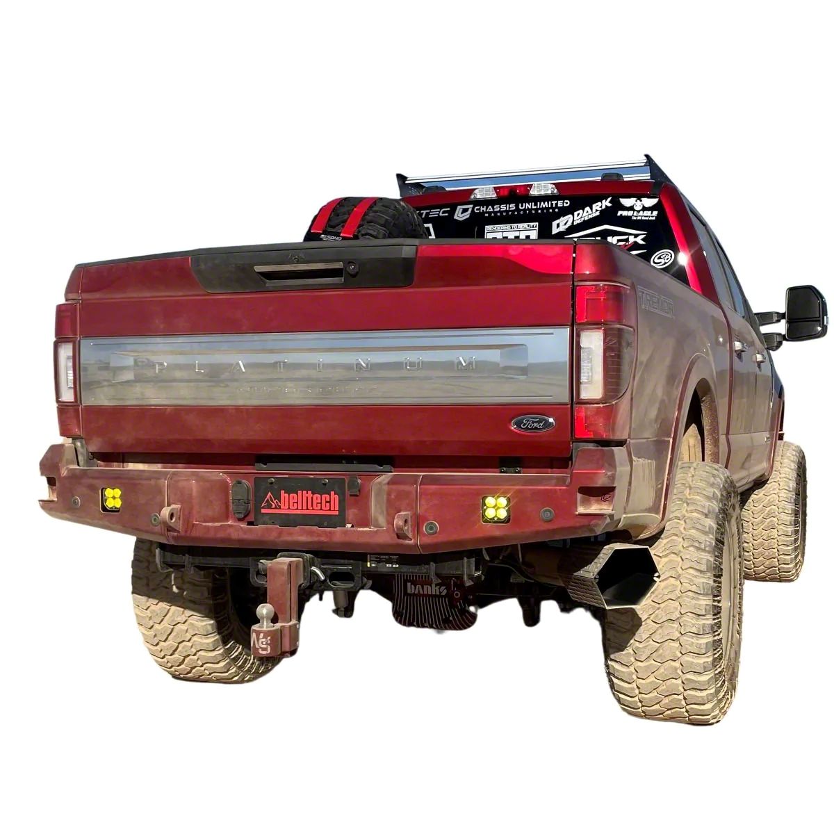 Chassis Unlimited F-350 Super Duty Attitude Series Rear Bumper; Not Pre ...