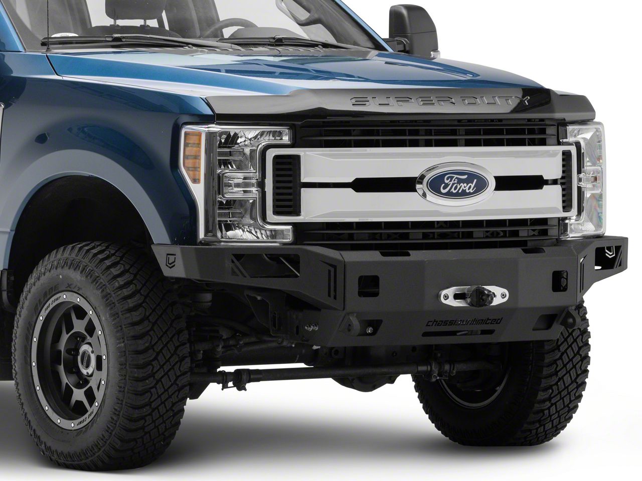 Chassis Unlimited F-350 Super Duty Octane Series Winch Front Bumper ...