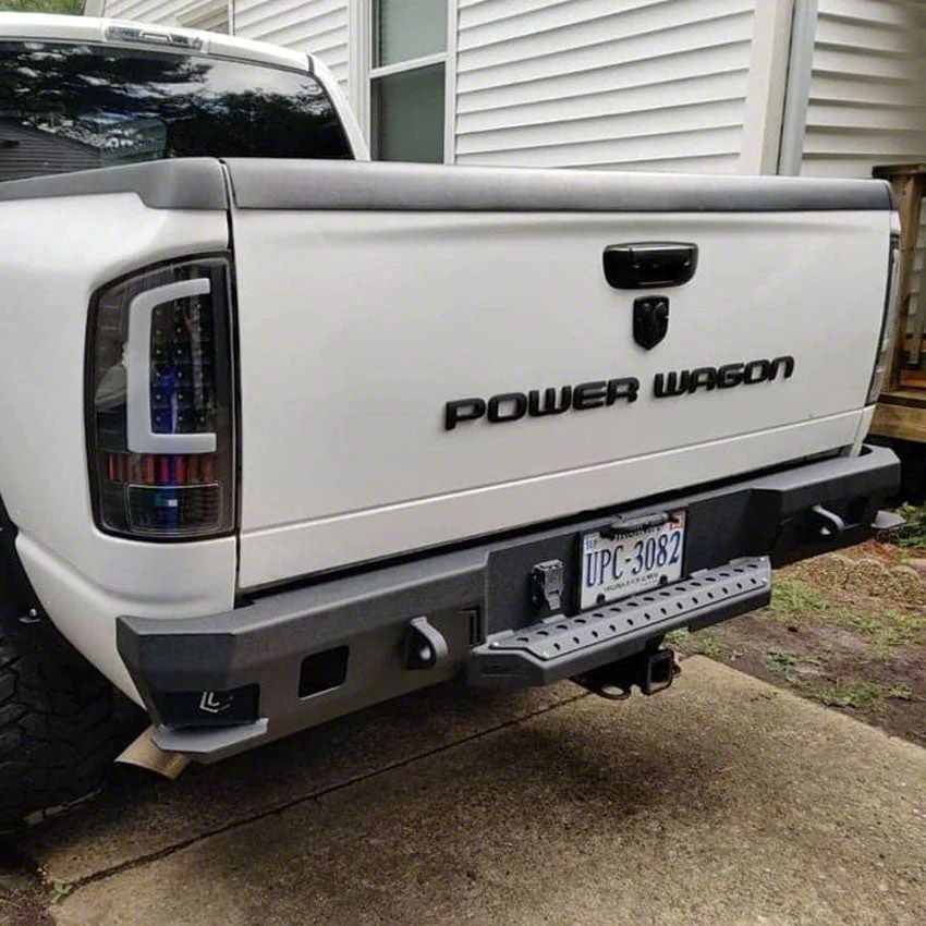 Chassis Unlimited RAM 1500 Octane Series Rear Bumper; Black Textured ...