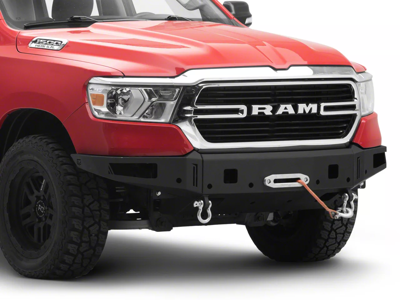 RAM 1500 Octane Series Winch Front Bumper; Pre-Drilled for Front ...