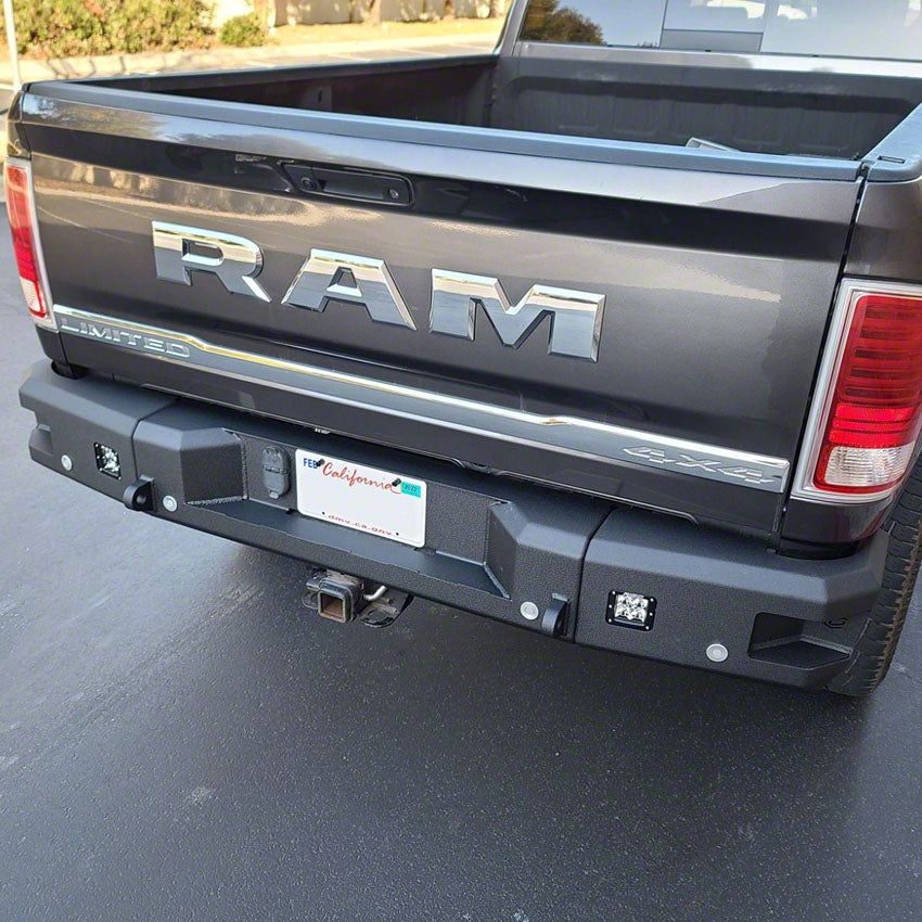 Chassis Unlimited RAM 2500 Attitude Series Rear Bumper; Pre-Drilled for ...