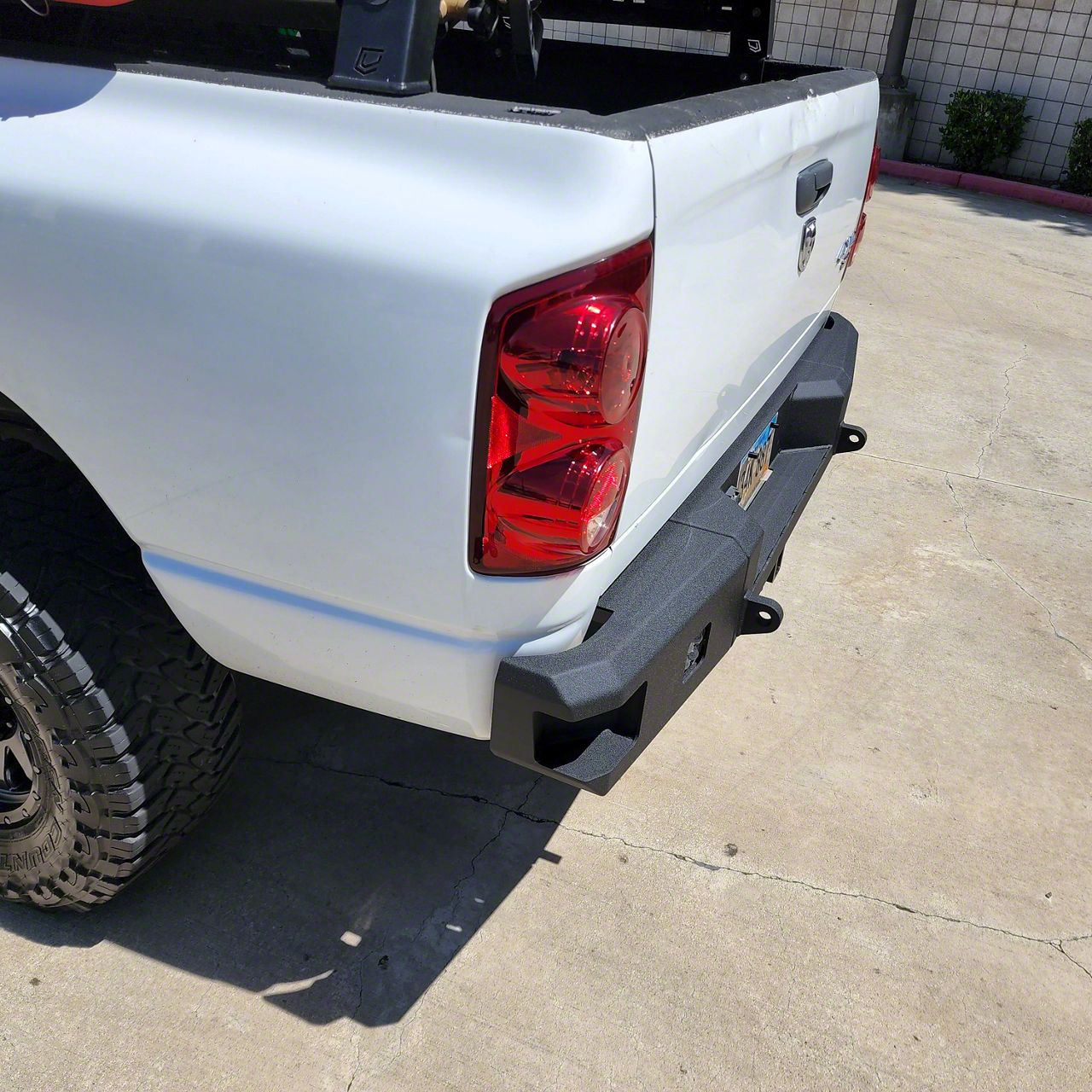 Chassis Unlimited RAM 2500 Attitude Series Rear Bumper; Black Textured ...