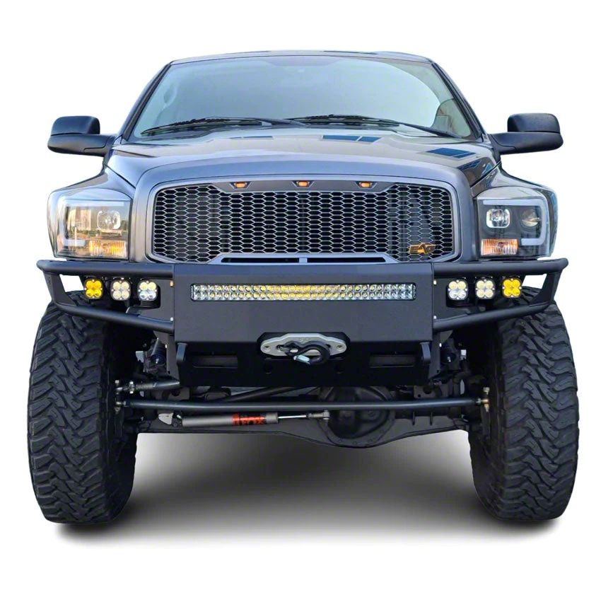Chassis Unlimited RAM 3500 Diablo Series Winch Front Bumper; Black ...