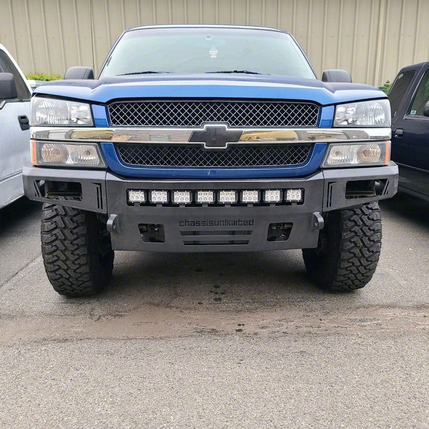 Chassis Unlimited Silverado 1500 Octane Series Front Bumper; Black ...