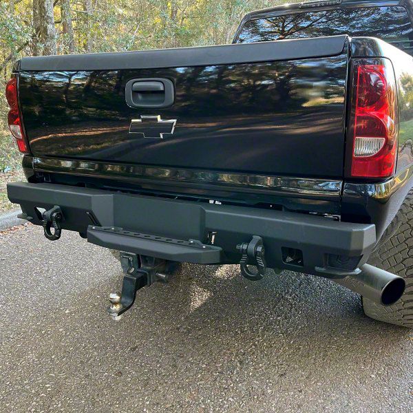 Chassis Unlimited Silverado 1500 Octane Series Rear Bumper; Black ...