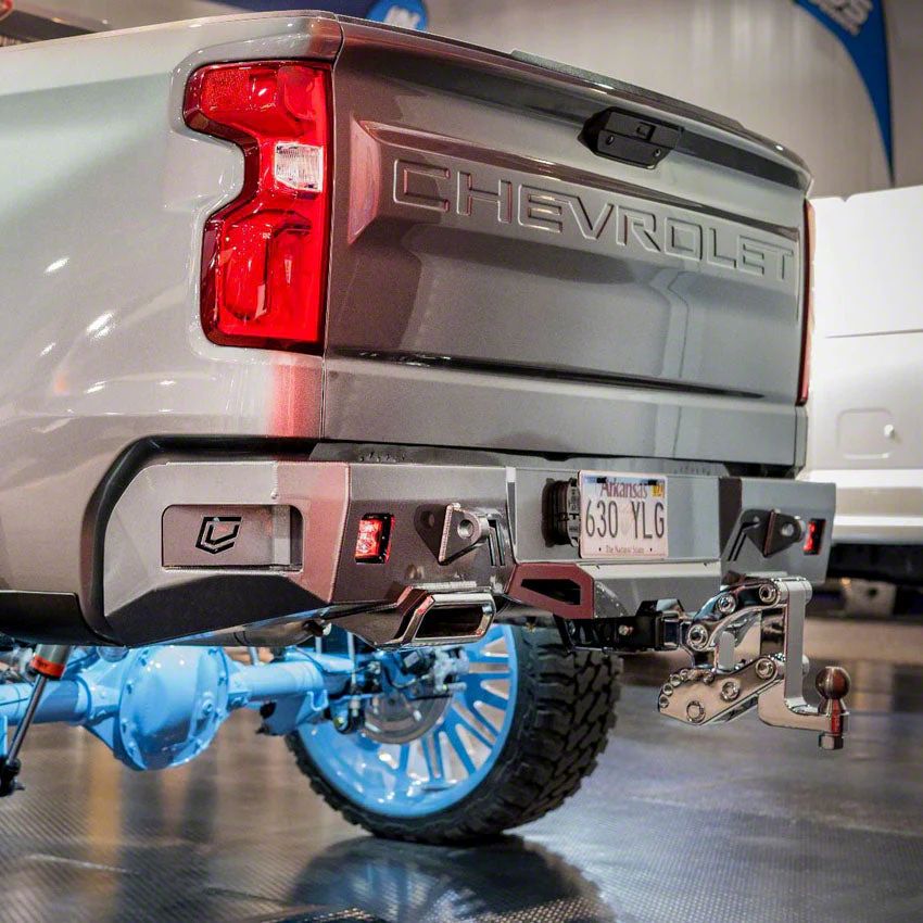 Chassis Unlimited Silverado 1500 Octane Series Rear Bumper; Pre-Drilled ...