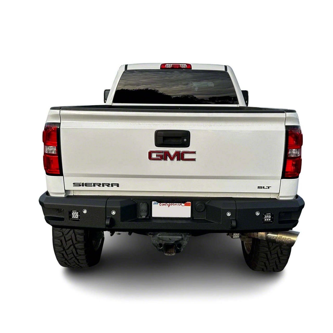 Silverado 3500 Attitude Series Rear Bumper; Black Textured (15-19 ...