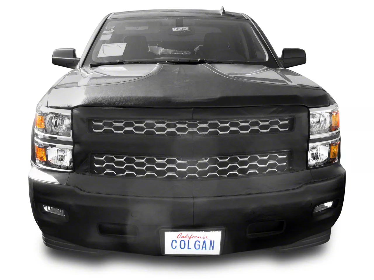 Covercraft Colgan Custom Silverado 1500 Original Front End Bra; Black ...